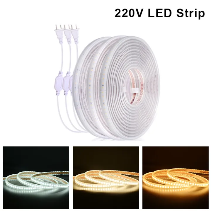 Creative 2835 LED Strip 220V กันน้ำความสว่างสูง144 Leds/m ไฟ LED Strip ...