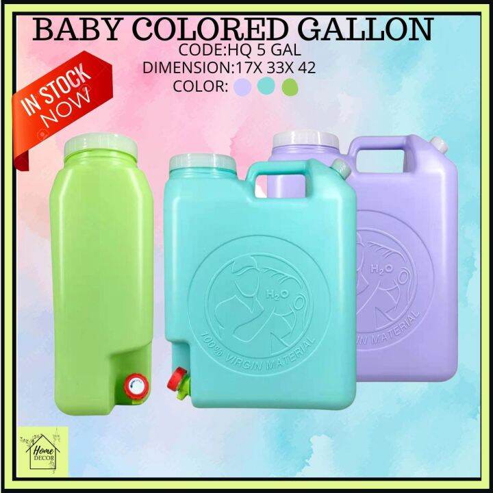 BABY COLORED GALLON HQ 5GAL / COLORED MINERAL WATER GALLON / WATER ...