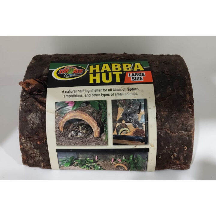 Habba Hut Natural Half Log Shelter Large | Lazada PH