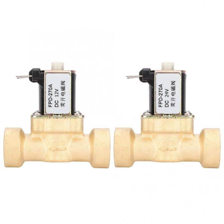 G1/2 quot; Female Thread Normally Open Brass Solenoid Electromagnetic ...