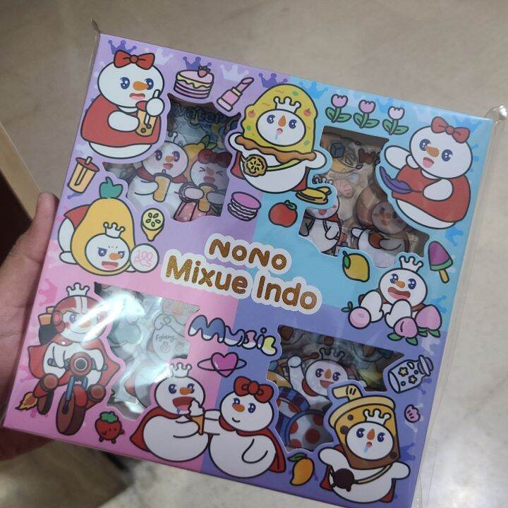 stiker mixue / stiker mixue isi 100 | Lazada Indonesia