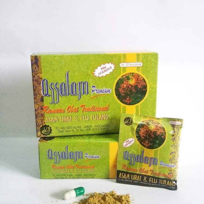 ASSALAM premium - 12 bks ( Original ) Ramuan Obat Tradisional Asam Urat ...
