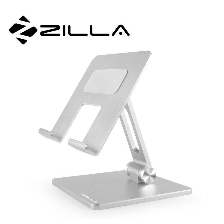 Zilla13cm Wide Adjustable Metal Tablet Stand - Silver | Lazada PH