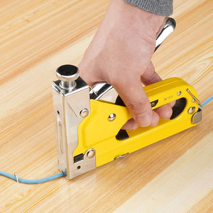 Delight manual nail gun three-way yard nail gun air nail gun U-shaped ...