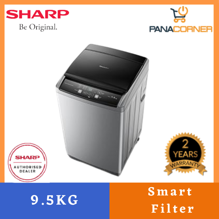 Sharp Top Load 9.5kg Washing Machine - ES921X | Lazada
