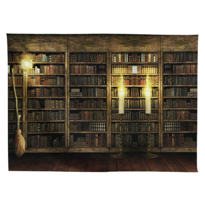 Harry Potter Theme Photography Backdrop Magic Vintage Bookcase ...