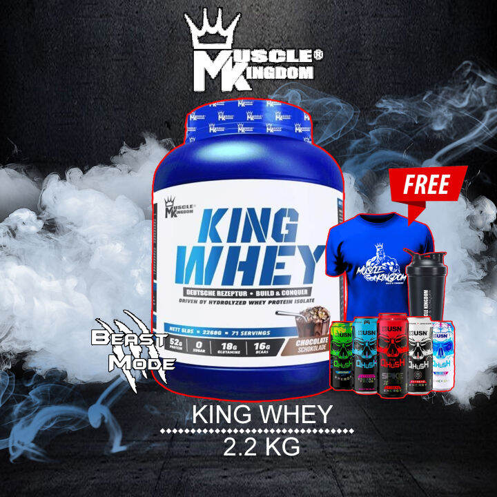Muscle Kingdom King Whey Protein Hydro Primary 5lbs/2.2kg + GIFT | Lazada