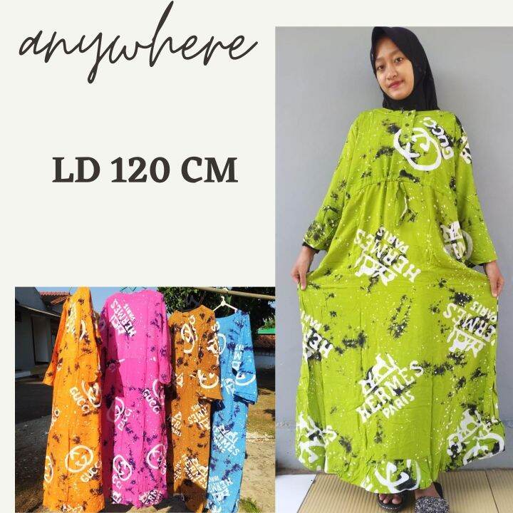 Daster Longdrees Jumbo Hermes Paris Terbaru Terpopuler | Lazada Indonesia