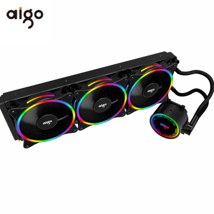 Aigo PC Case 120 240 360 mm fan Liquid Water Cooling CPU Cooler rgb ...