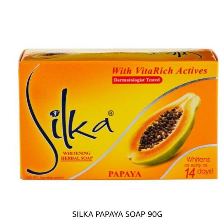 SILKA PAPAYA SOAP 90G | Lazada PH
