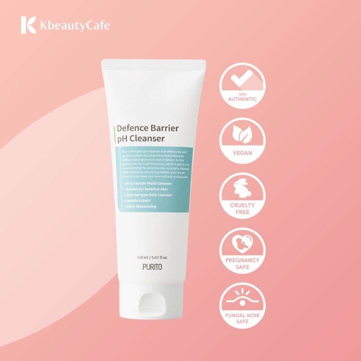 Purito Defence Barrier pH Cleanser | Lazada PH