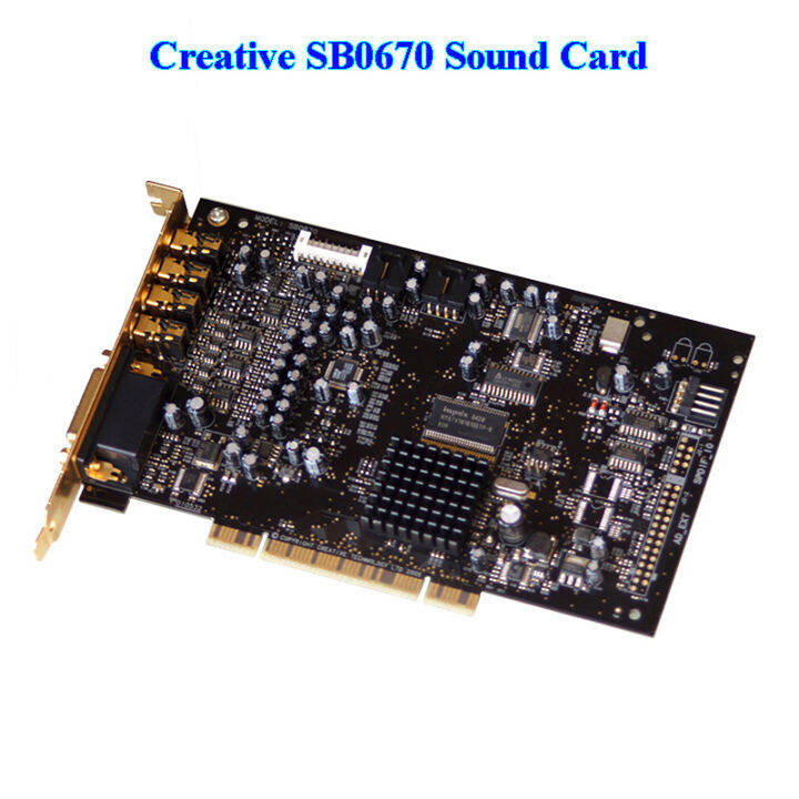 Creative SB0670 X-Fi Sound Blaster Sound Card Internal PCI 24bit DTS ...