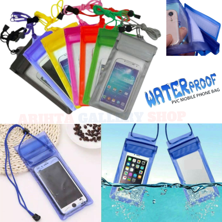 Sarung HP Anti Air dan Debu Waterproof Case Universal atau Kantong HP ...
