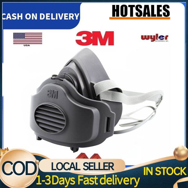 RIDING FACEMASKS 3M 3200 Single Cartridge Half Facepiece Respirator ...