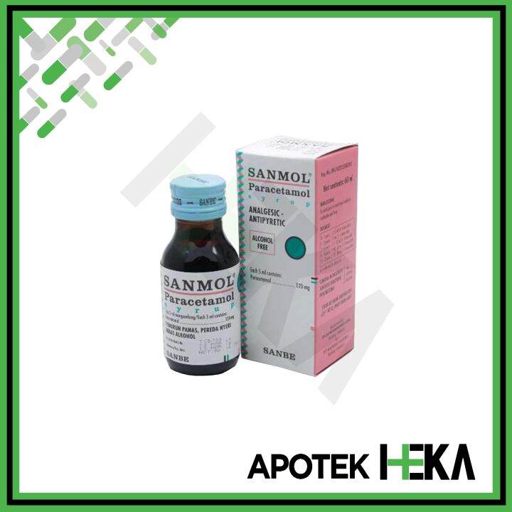 Sanmol Syrup 60 ml - Sirup Paracetamol Demam | Lazada Indonesia
