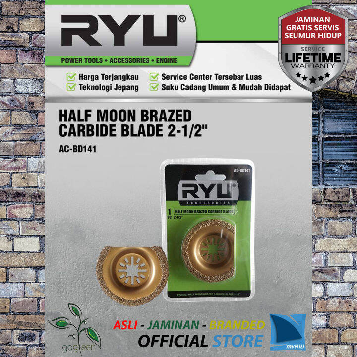 Mata Pisau Potong Amplas Mesin Oskilasi 2,5" inch Setengah Lingkaran ...