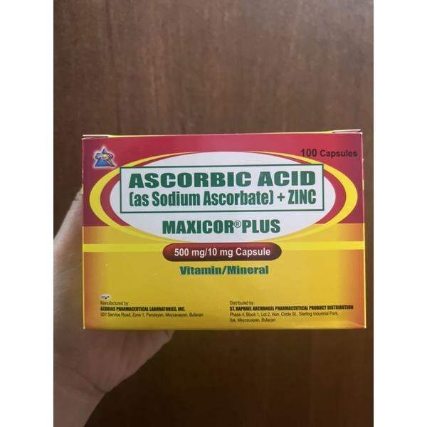 SODIUM ASCORBATE WITH ZINC MAXICOR PLUS CAPSULE | Lazada PH