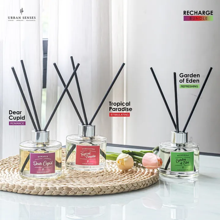 Urban Senses Aromatic Reed Diffuser RECHARGE bundle ก้านไม้หอม ไม้กระจายความหอม ไม้กระจายกลิ่น ...