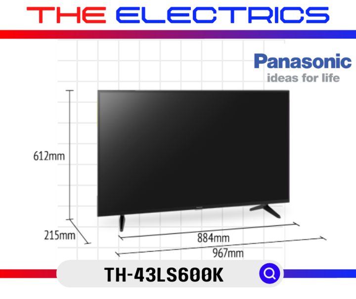 PANASONIC 43" FULL HD SMART LED TV TH-43LS600K | Lazada