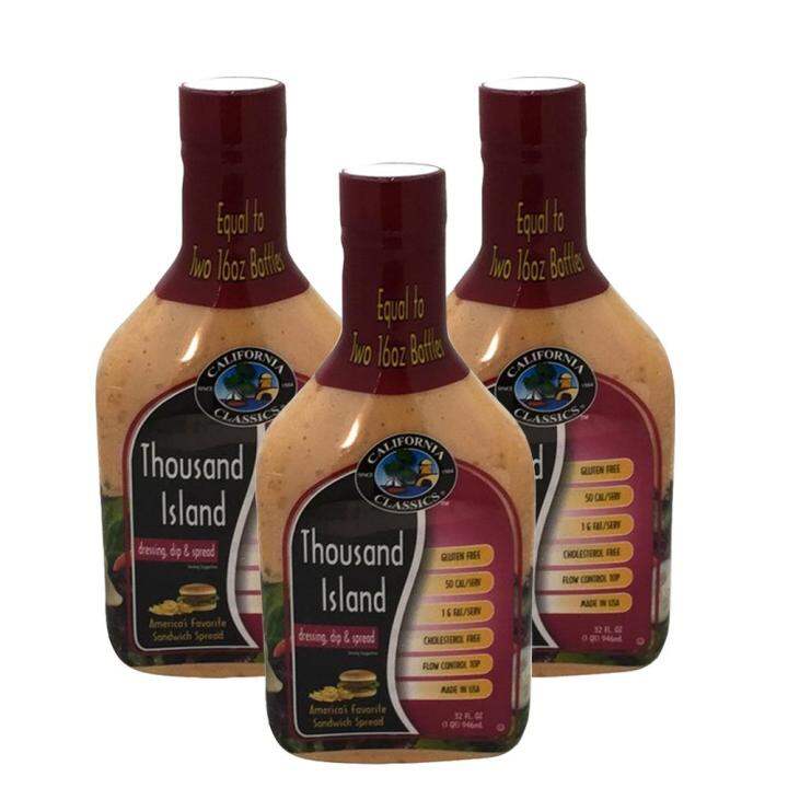 California Classics Thousand Island Dressing 3 Pack (946ml per pack ...