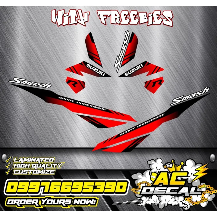 sticker decals motorcycle Suzuki Smash 115 Decal New Design (ACDECAL ...