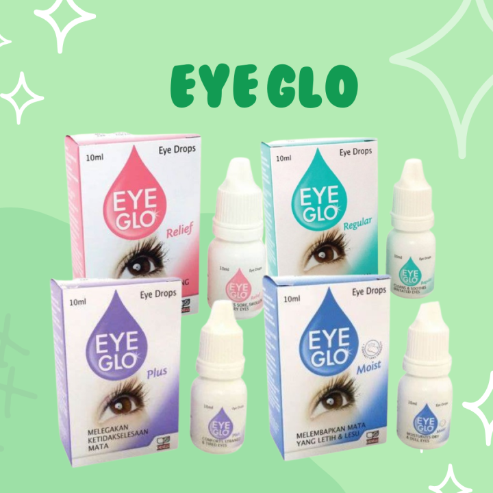 Eye Glo Eye Drops 10 ml Regular / Relief / Moist / Plus | Lazada