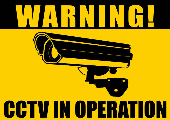 WARNING CCTV A4 BOARD SIGNAGE | Lazada PH