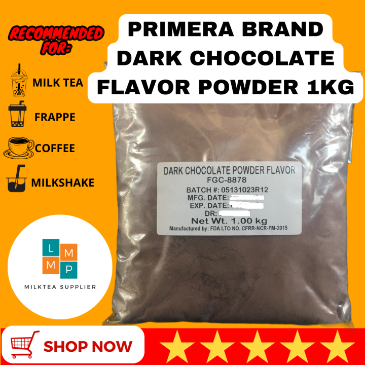 Primera Dark Chocolate Powder 1kg - LMMP MILKTEA SUPPLIER PH | Lazada PH