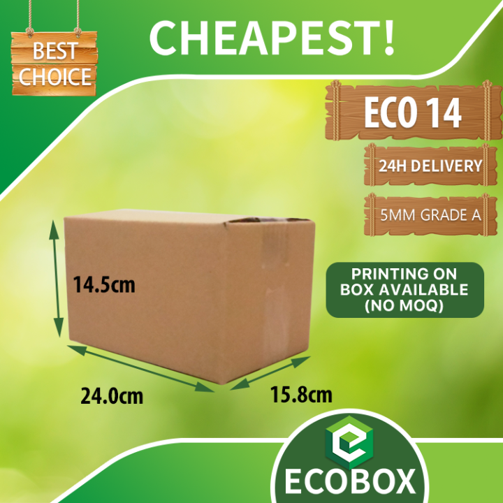 ECOBOX B1 Carton box 24 X 16 X 14.5cm.Small Medium Boxes. Moving ...