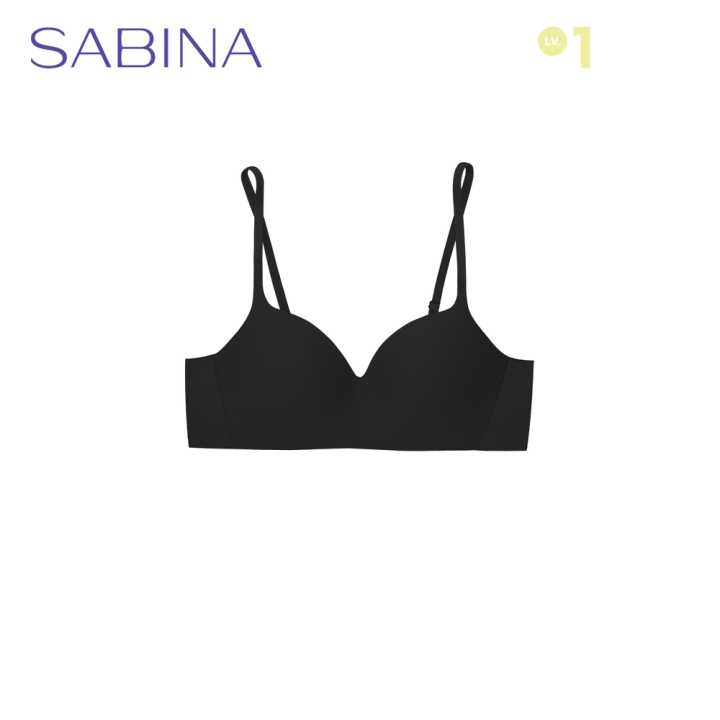 Sabina Pretty Perfect Collection Non Push Up Wireless Bra Black Model ...