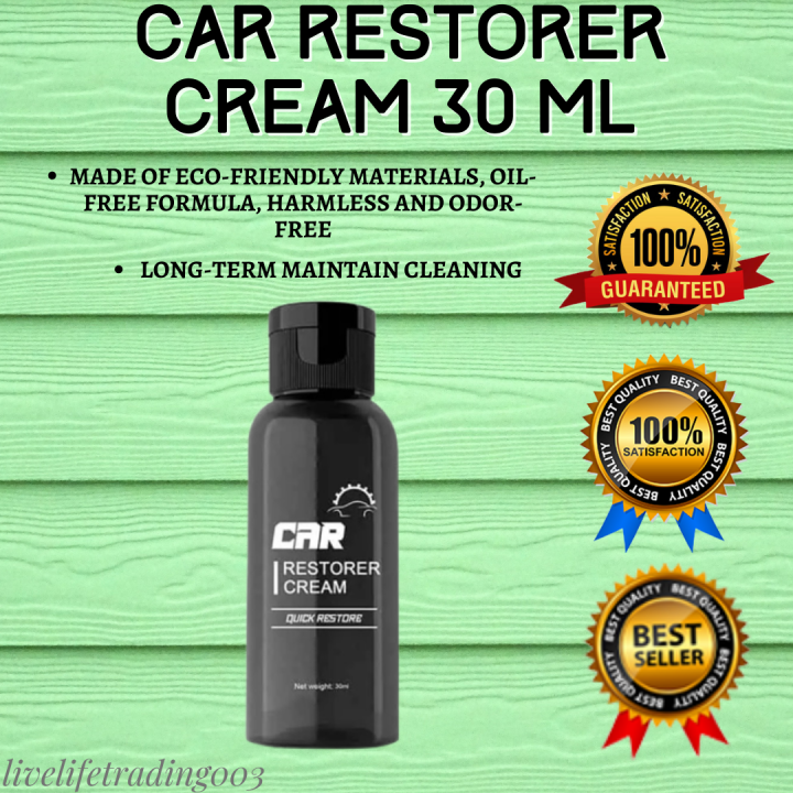 Best Seller CAR RESTORER CREAM 30 ML | Auto Leather & Plastic ...