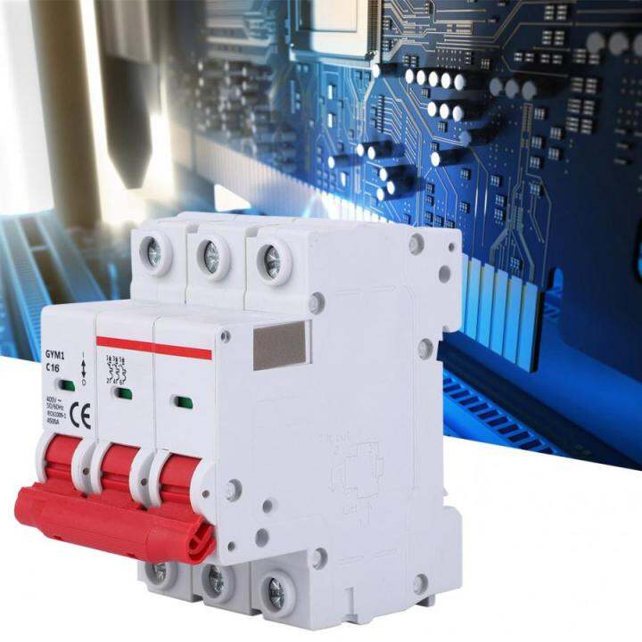 3P AC MCB GYM1-DZ47S IP20 Miniature Circuit Breaker 50/60Hz 400V 16A 25A 32A 3 Poles Long Life ...