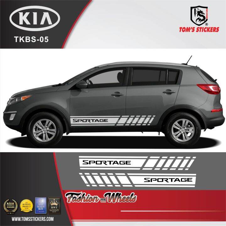 👍 KIA SPORTAGE CAR BODY STICKERS SET TKBS-05 | Lazada
