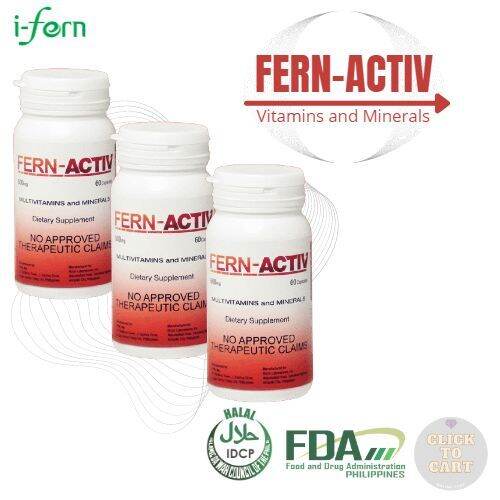 IFERN Fern Activ 60 Capsules 3 Bottles - tapsale | Lazada PH