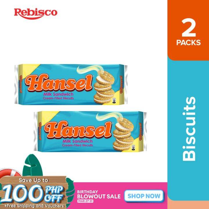 Hansel Milk Sandwich 31g (Set of 2) | Lazada PH