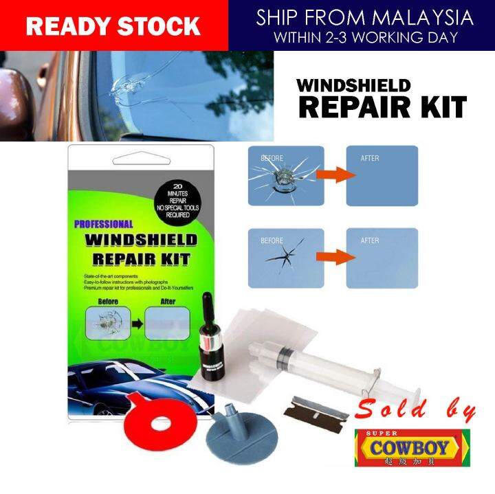 Windshield Repair Kit / Gam Cermin Kereta Retak / Cermin Kereta Retak ...