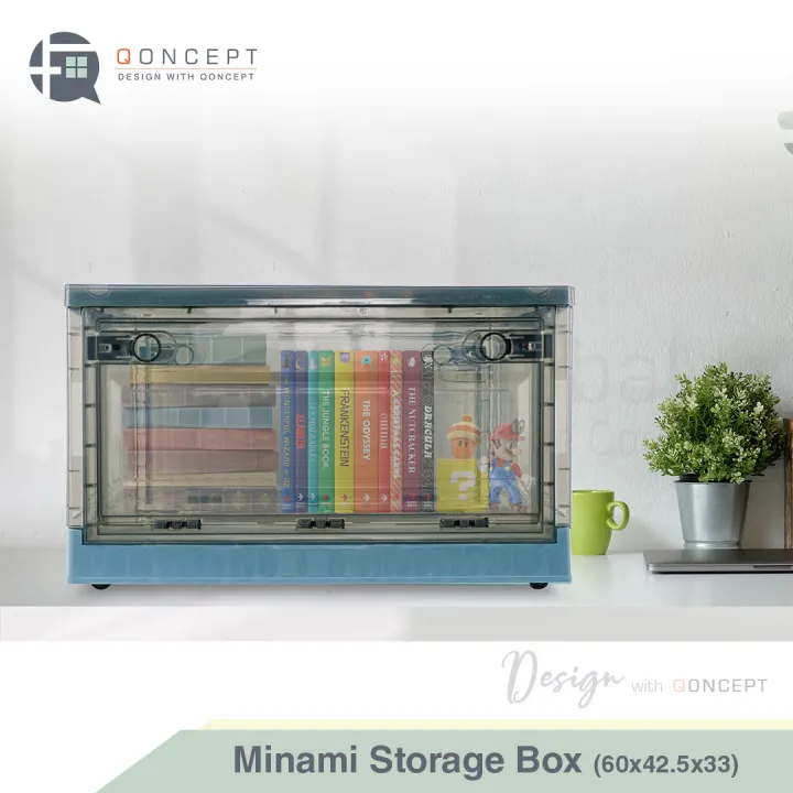 QONCEPT HOMEWARE Minami premium storage boxes (Set of 2) | Lazada PH