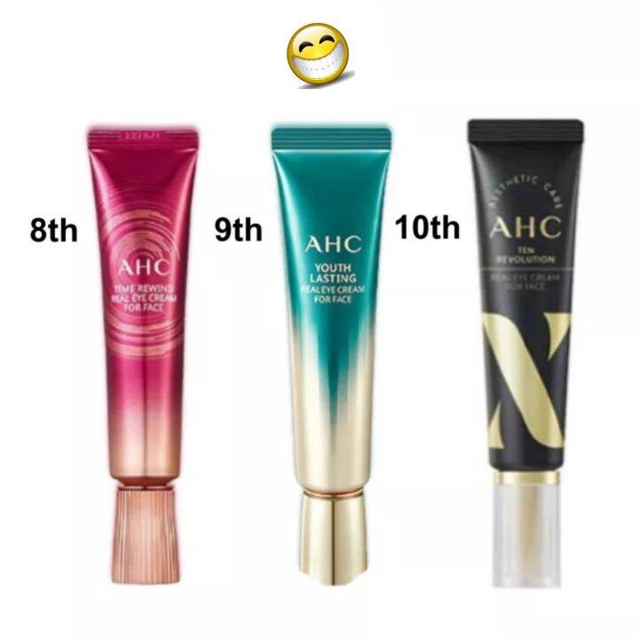 AHC Eye Cream season 8,9,10 Ultimate Real Eye Cream For Face 12ml , 30 ml ครีมบำรุงรอบดวงตา ...