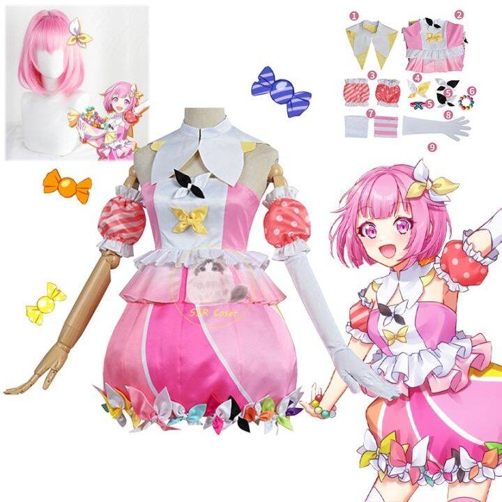 Anime Ootori Emu Cosplay Emu Dress Women Girl Project Sekai Colorful ...