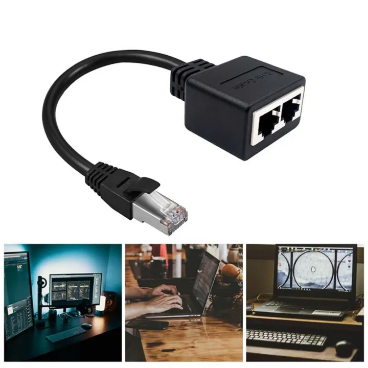 AKUBLT Cable Connector Adapter Cable Male to Female Connector Splitter ...