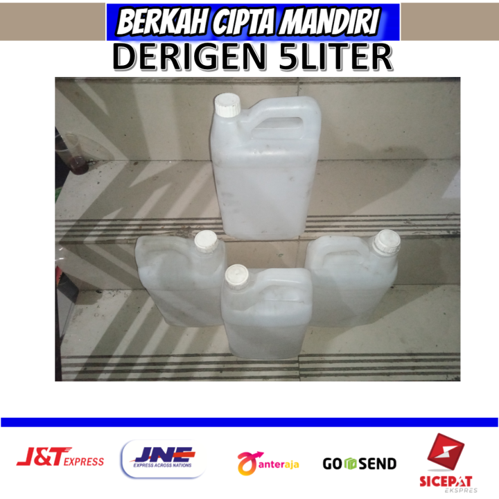 jerigen 5liter Jerigen putih minyak 5 liter Derigen 5liter Drigen Putih ...
