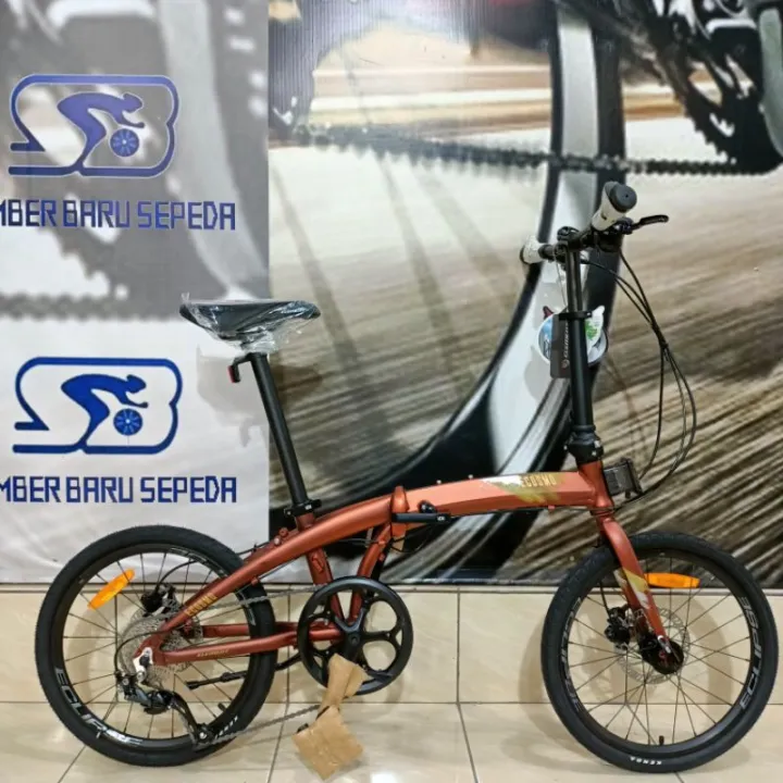 Sepeda Lipat Element Ecosmo 9 Speed 20 Inch Alloy Hidrolik New 2021 ...