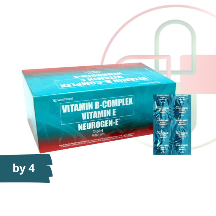 Neurogen-E Tablet by 4 | Lazada PH