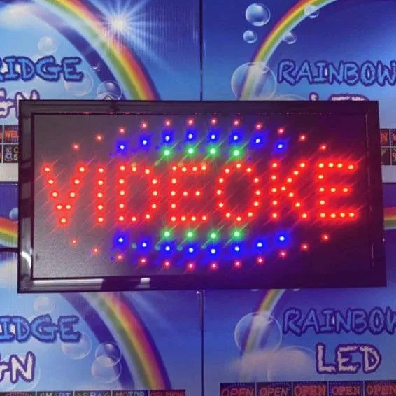 VIDEOKE - RAINBOW BRIDGE LED SIGNAGE (New-Small-Large) #SIZE W48cm ...