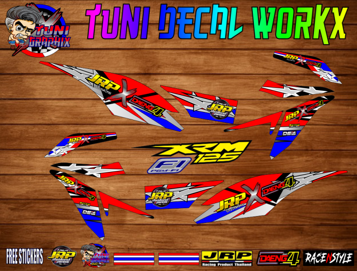 XRM 125 FI Decals - (JRP x DAENG VER.1) STREET BIKE CONCEPT | Lazada PH