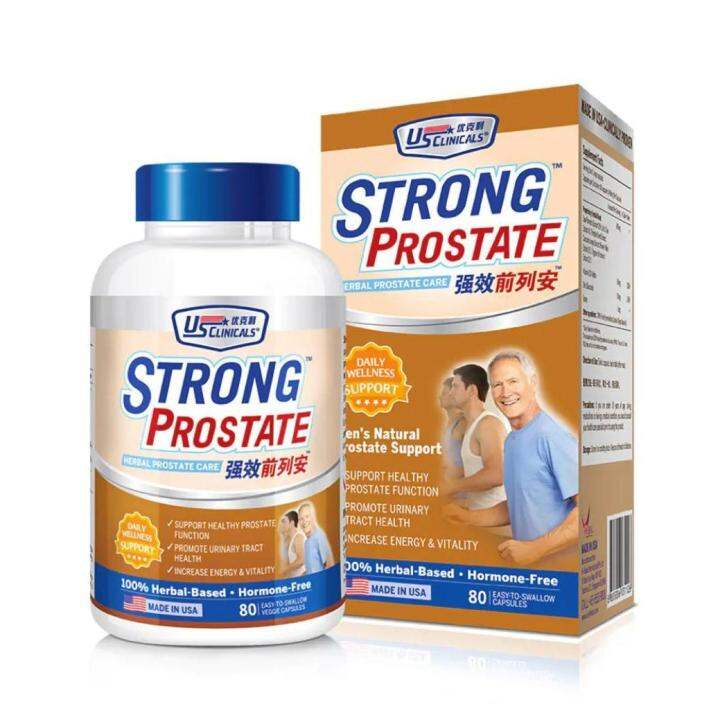 US CLINICALS Strong Prostate Herbal Prostate Care 100% Herbal Based ...