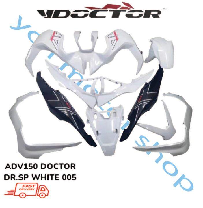 HONDA ADV 150 ADV150 DOCTOR OEM BODY COVER SET COVERSET STICKER STRIPE ...