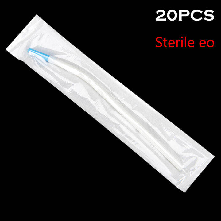 20pcs Sterile French Curved Straw Bended Straw Weak Straw Suction Tube ...