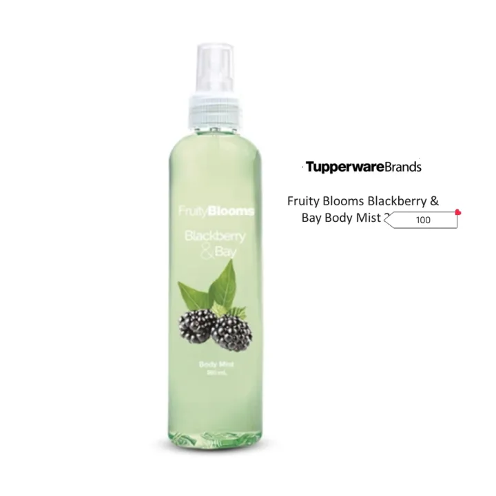 Tupperware Brands Fruity Blooms Body Mist 250 ml - Blackberry & Bay ...