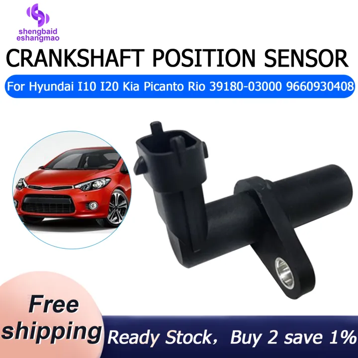 Crankshaft Position Sensor for Hyundai I10 I20 Kia Picanto Rio 39180 ...